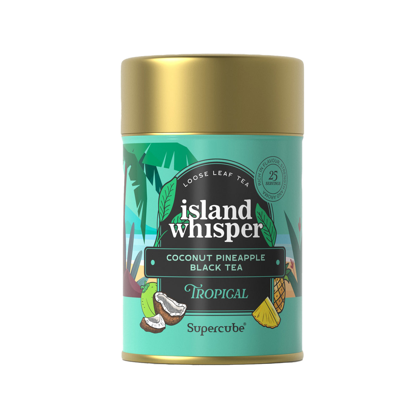 Coconut Pineapple Black Tea - Island Whisper – Supercube