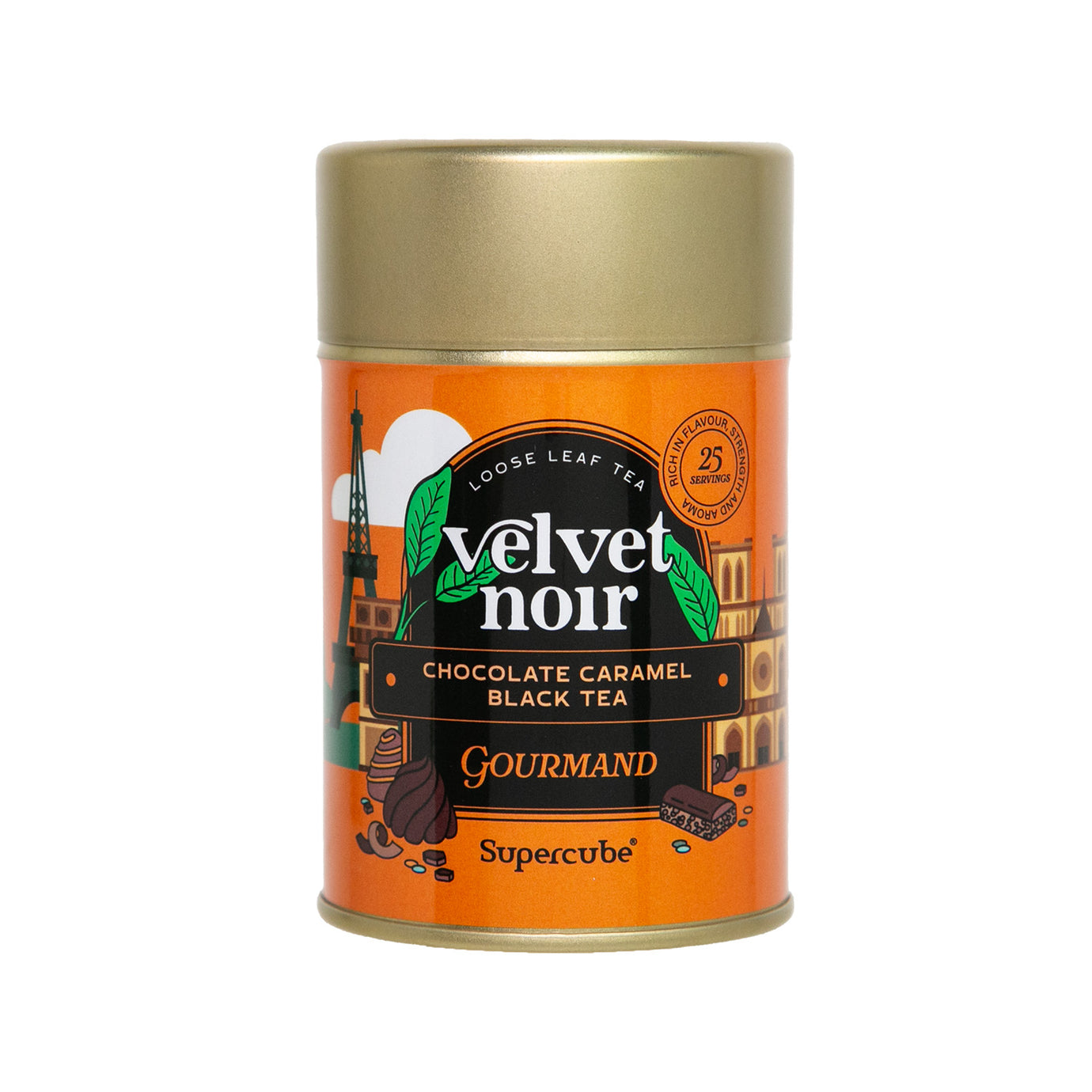 Chocolate Caramel Black Tea - Velvet Noir – Supercube